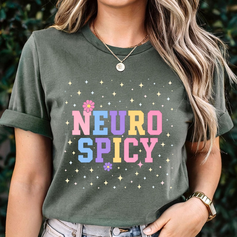 Neuro Spicy Neurodiversity PNG Files, Instant Download Trendy Digital ...