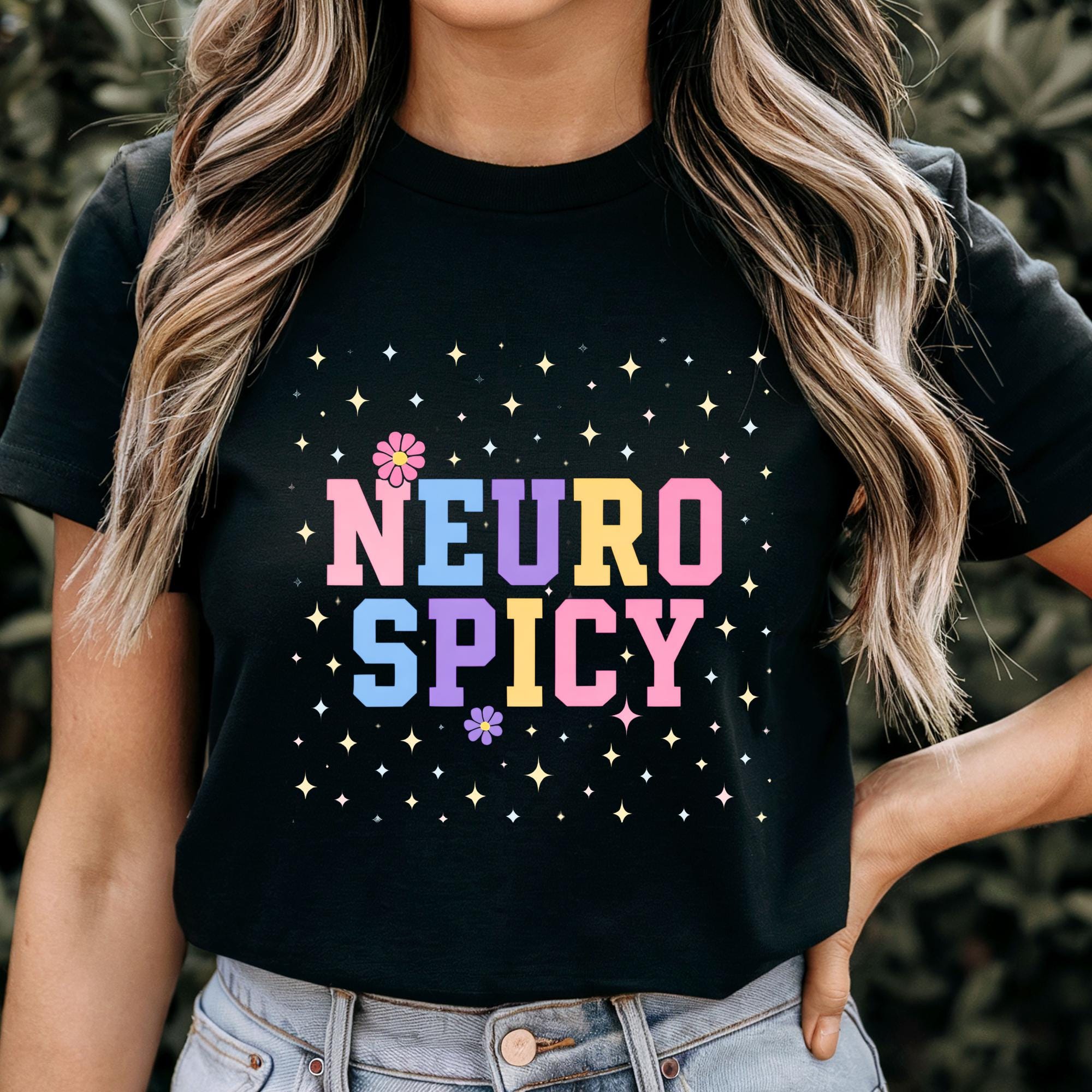Neuro Spicy Neurodiversity PNG Files, Instant Download Trendy Digital ...