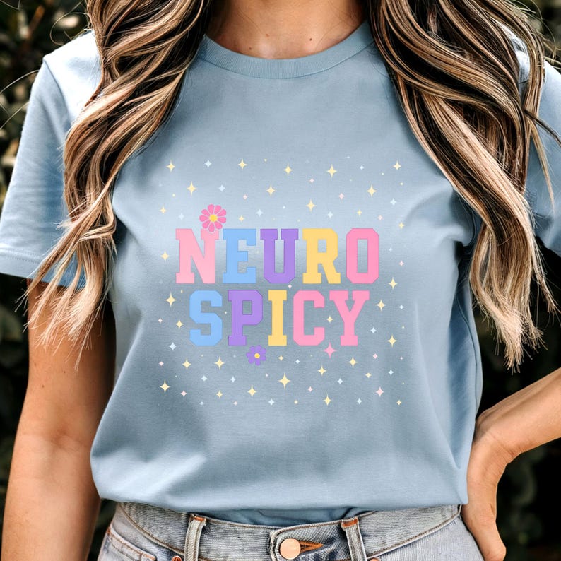 Neuro Spicy Neurodiversity PNG Files, Instant Download Trendy Digital ...