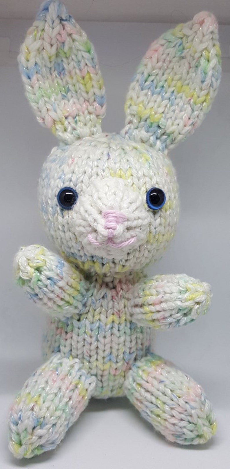 Pdf Pattern To Knit Brianna Bunny Etsy