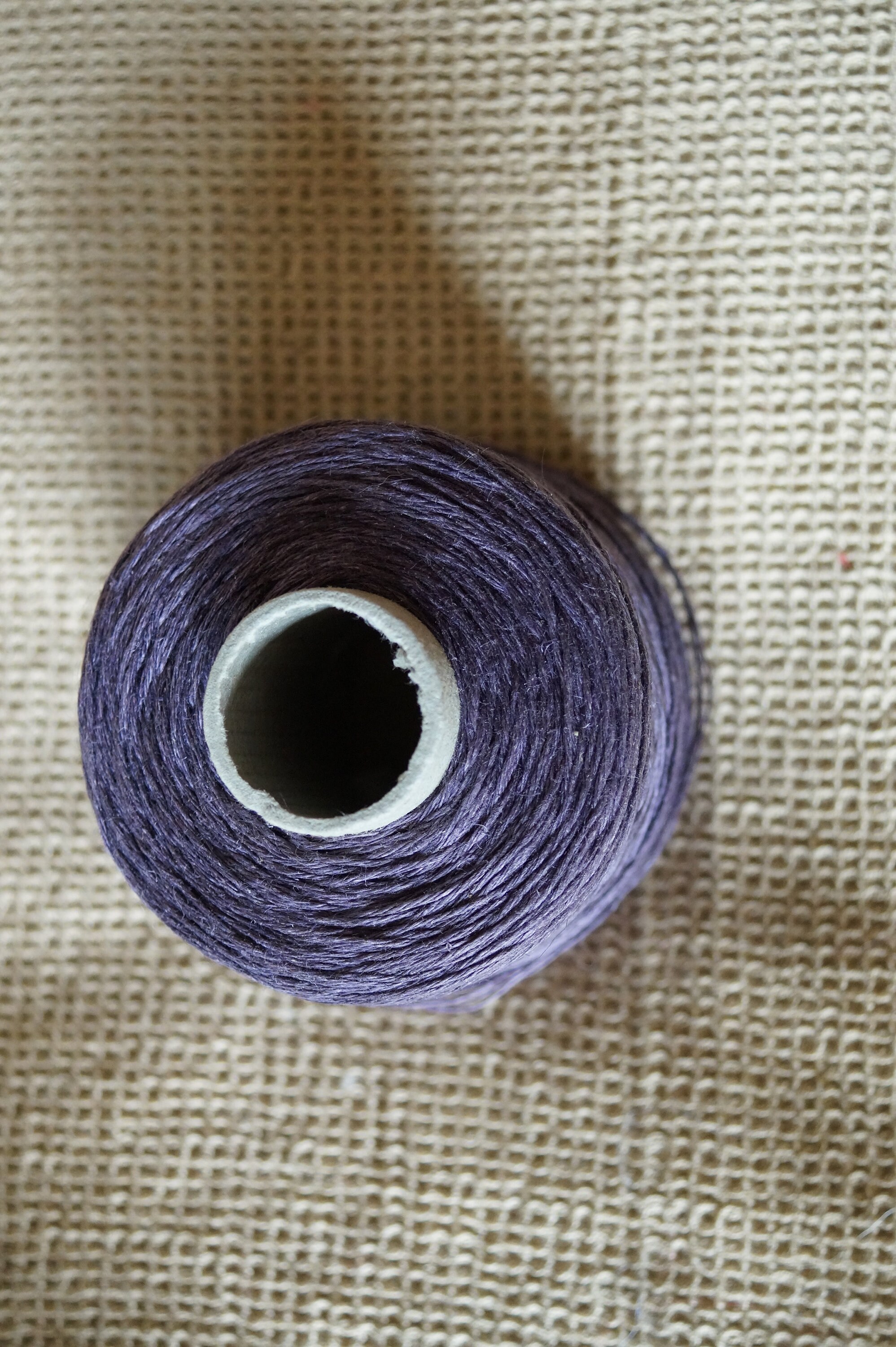 Euroflax linen yarn cone lilac color 650 yards free shipping offer