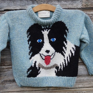 Border Collie Knitting Pattern Book From Bernat Family Sizing Digital ...