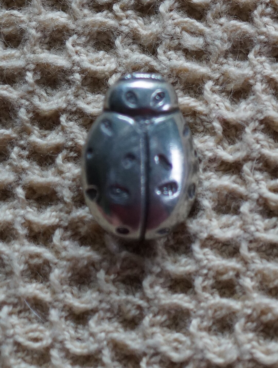 Ladybug Button Danforth Vintage Button Made in the USA - Etsy