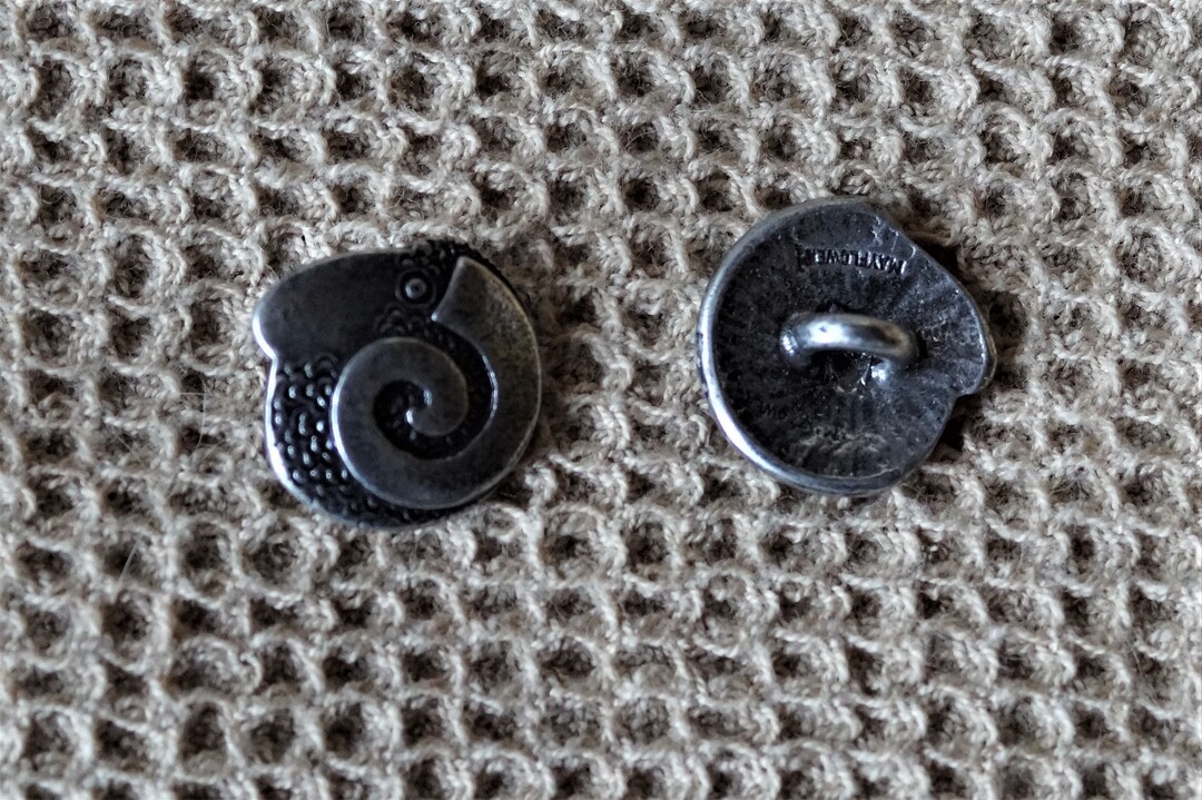 Pewter Sheep Buttons Flower Buttons Celtic Buttons Hand Made by a Small ...