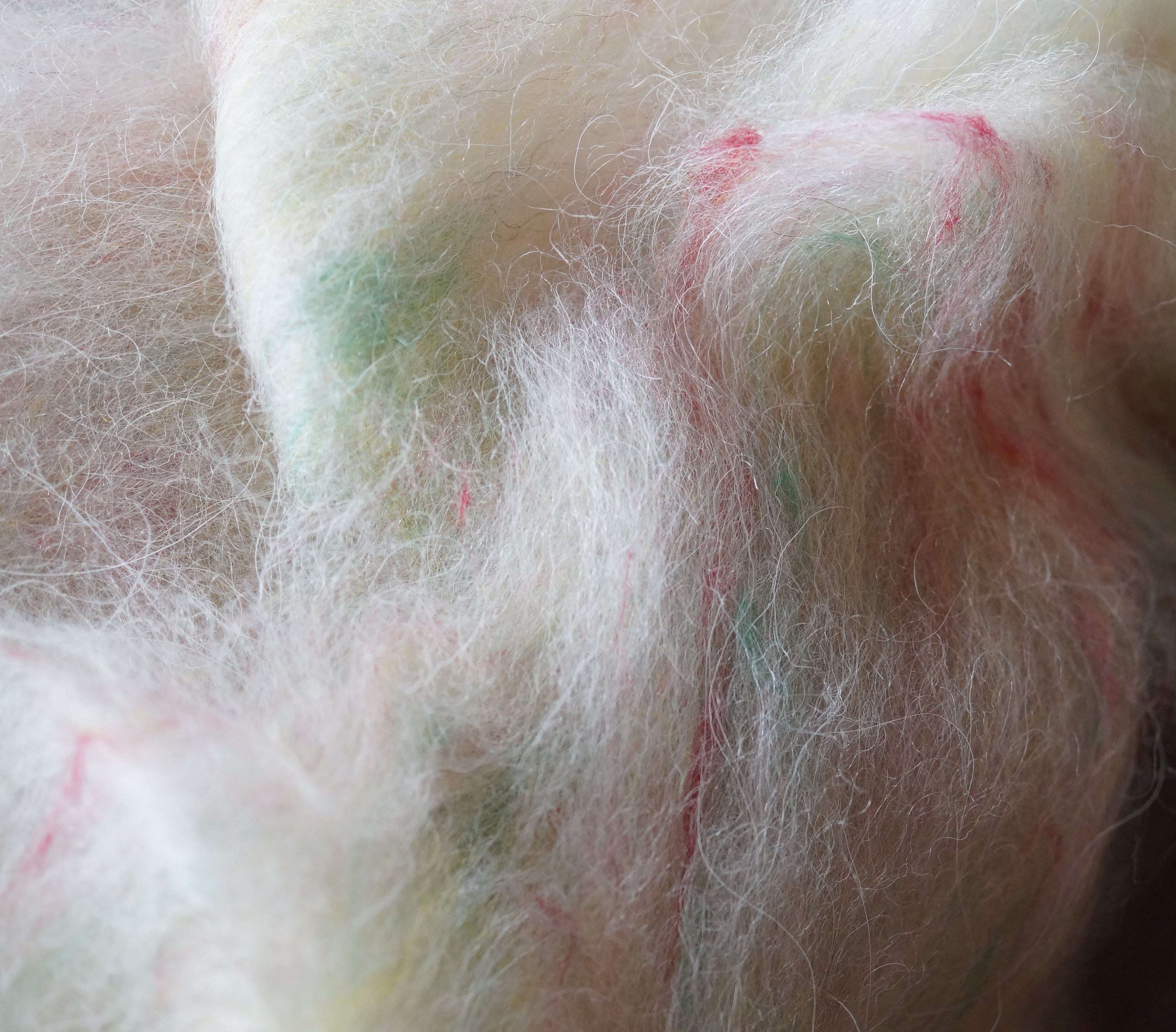 Wool and Acrylic Roving for Hand Spinning Two Color Ways - Etsy