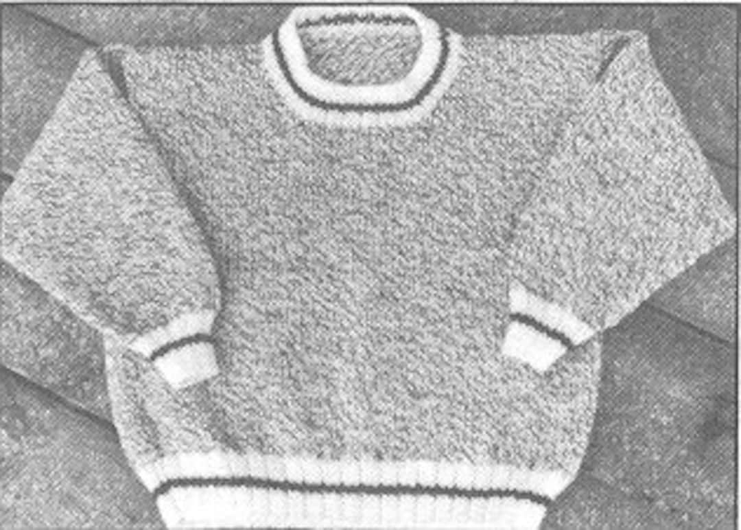 Barn Sweater Knitting Pattern for Adult Easy to Knit - Etsy