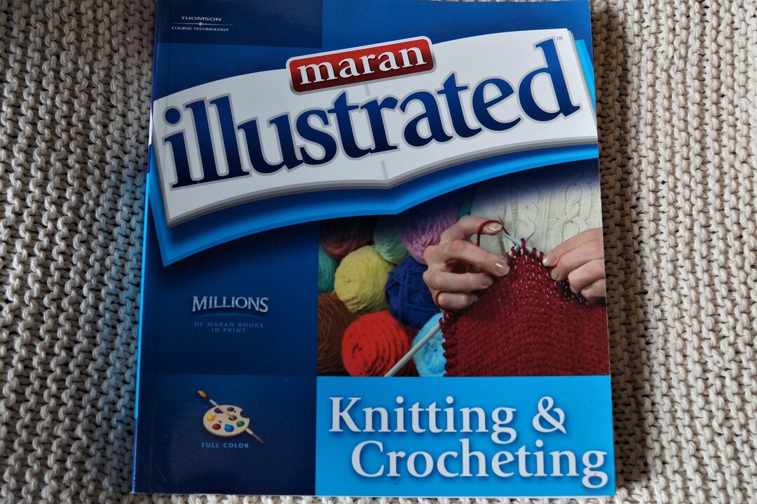 Illustrated Knitting and Crocheting Full Color Many - Etsy