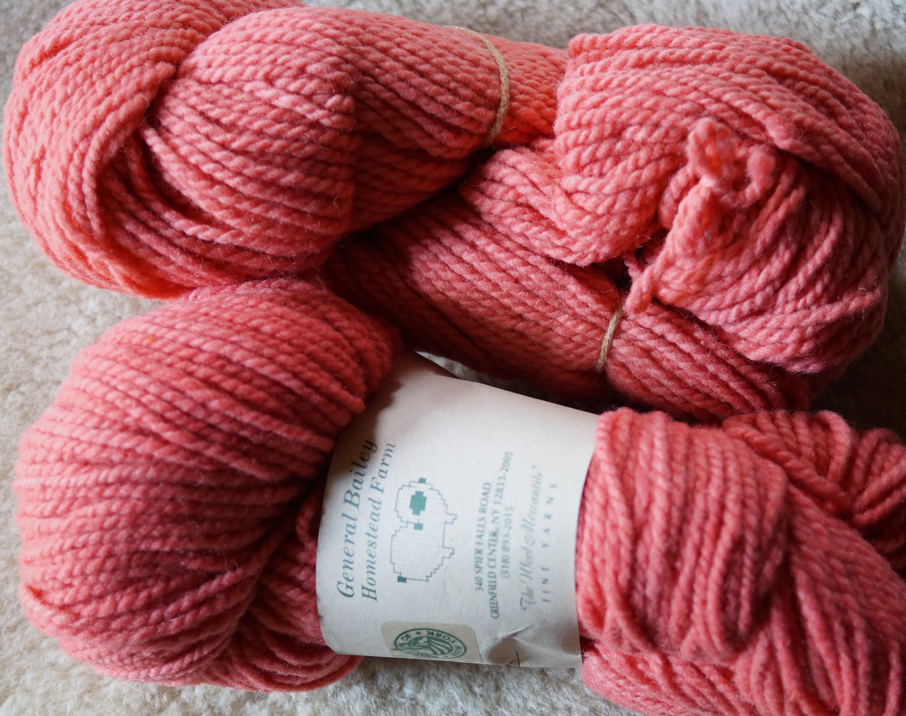 Pale Apple 2 ply bulky kettle dyed soft wool yarn from our American ...