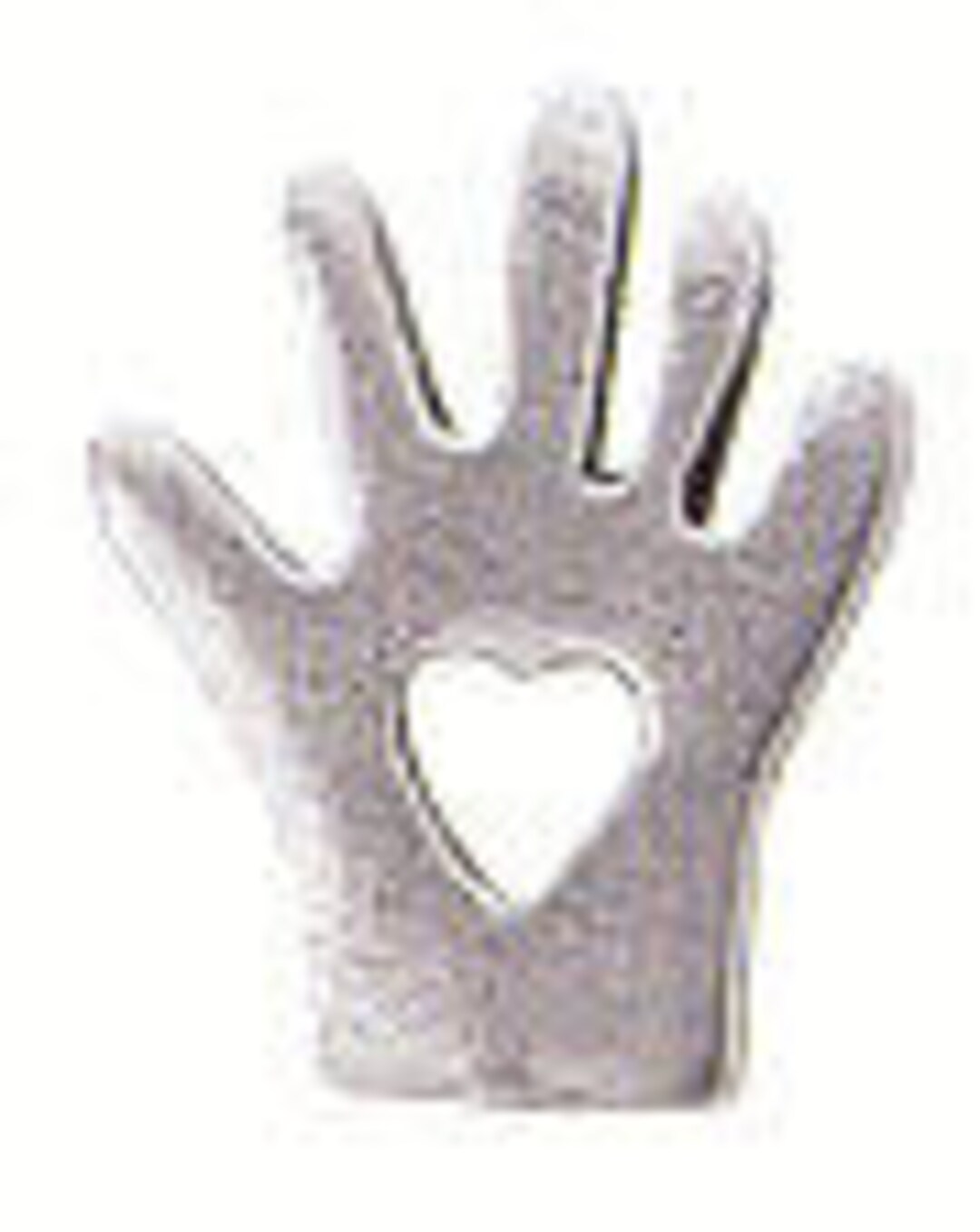 Danforth Button: Heart in Hand Pewter Shank Button - Etsy