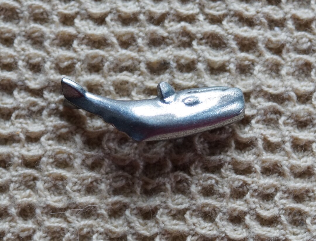 Whale Button Danforth Pewter Vintage Made in the USA - Etsy