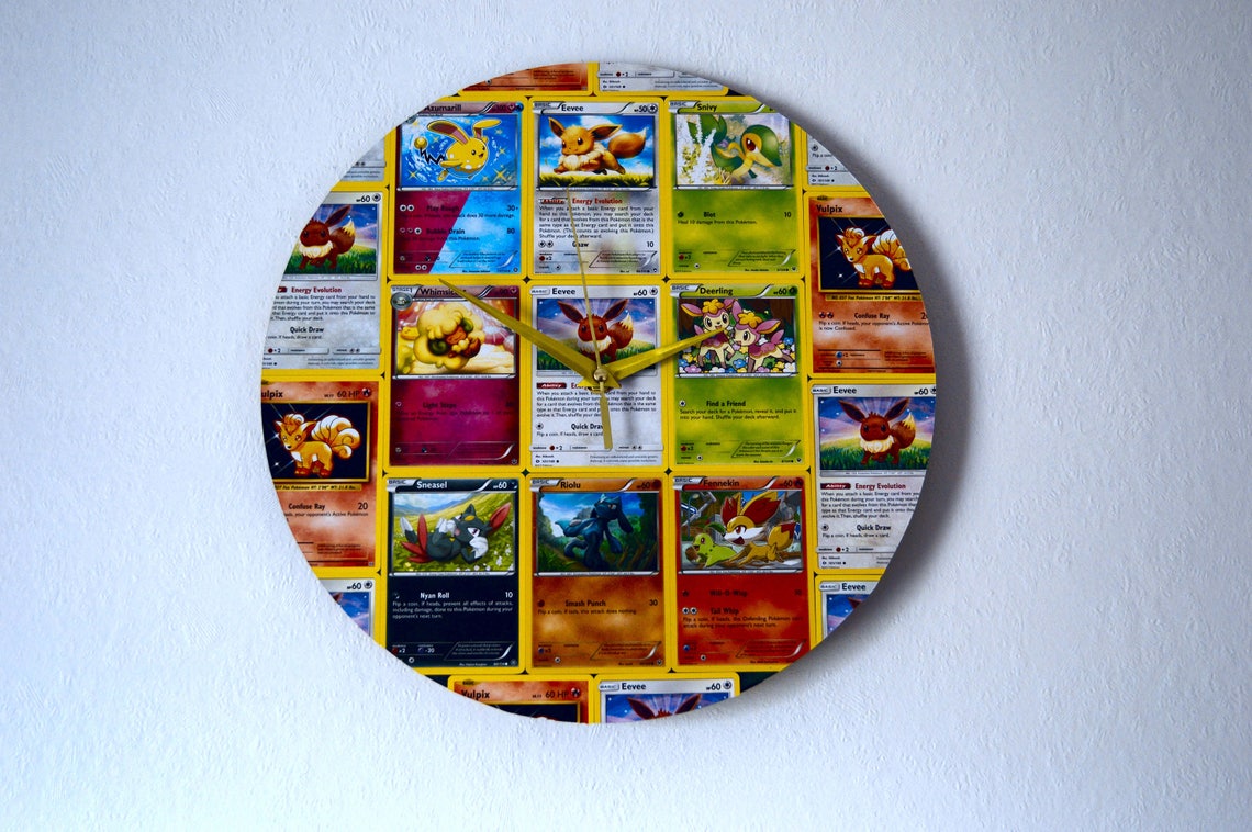 Pokemon Card Clock - Etsy