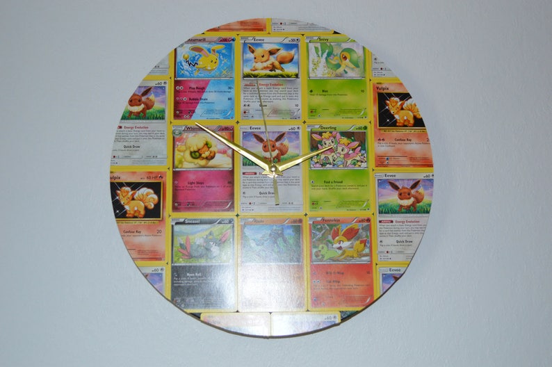 Pokemon Card Clock - Etsy