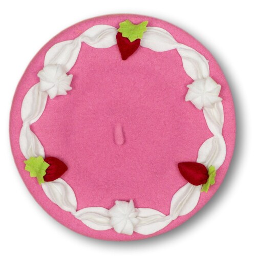 Pink Velvet Cake Beret | Etsy