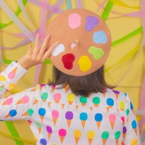 Paint Palette Beret - Etsy