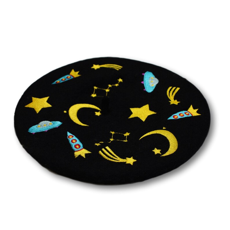 Space Beret - Etsy