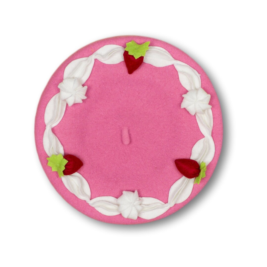 Pink Velvet Cake Beret - Etsy