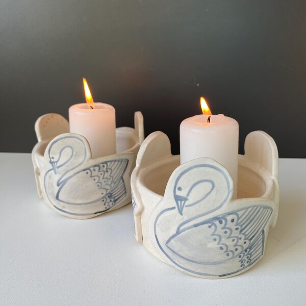 Swan Candle - Etsy