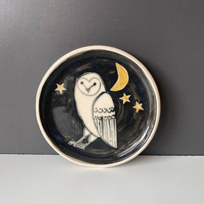 Owl Dish - Etsy
