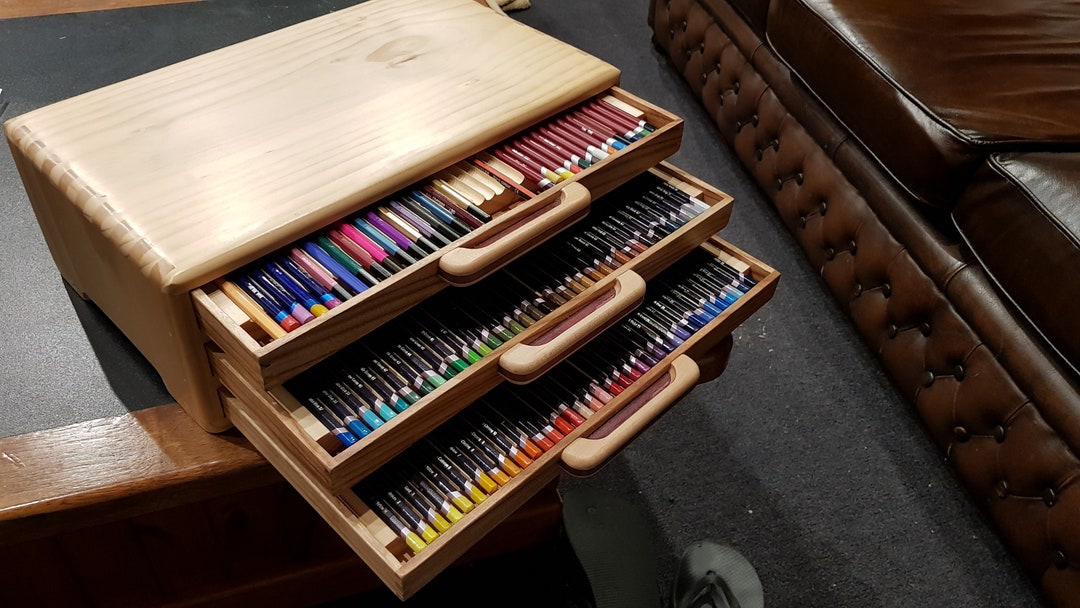 3-drawer Studio Pencil Box Digital Plans (metric) - Etsy
