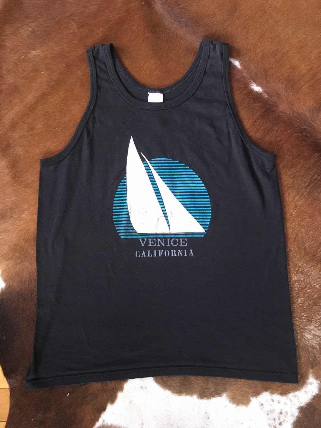 Vintage 80s Venice California Beach Surf Style Sailing Beachwear ...