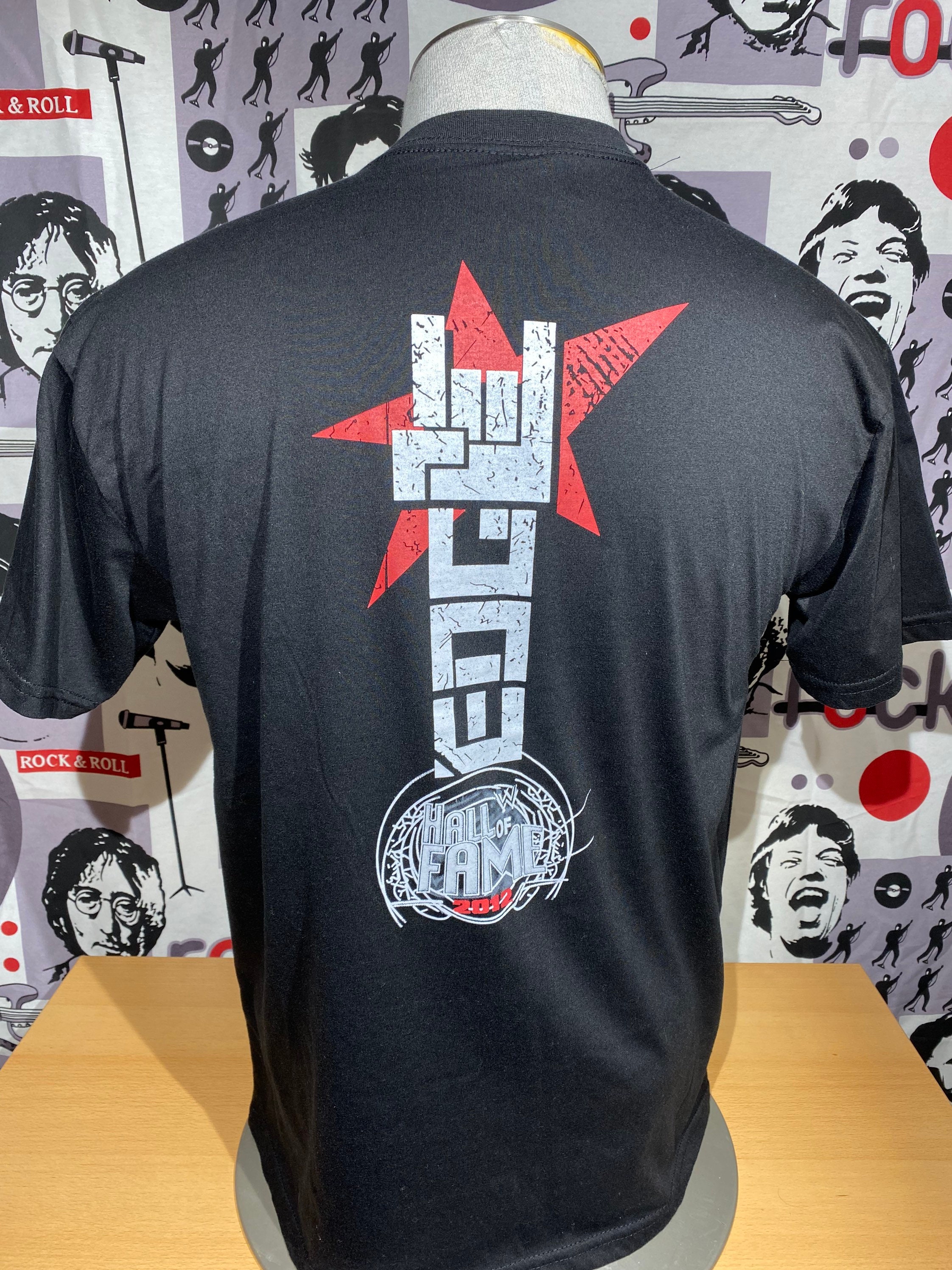 Vintage WWE WWF Edge Wrestling Hall of Fame Wrestler Medium Large Black ...