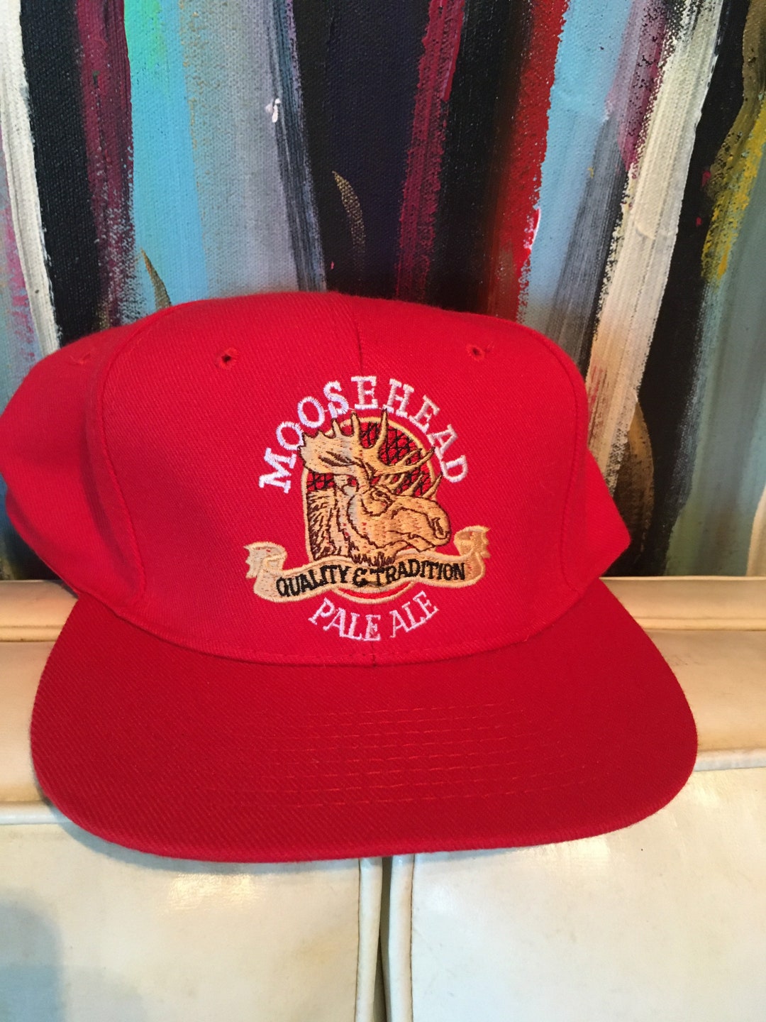 Deadstock Vintage Moosehead Pale Ale Beer Canadian Beer Red Snapback ...