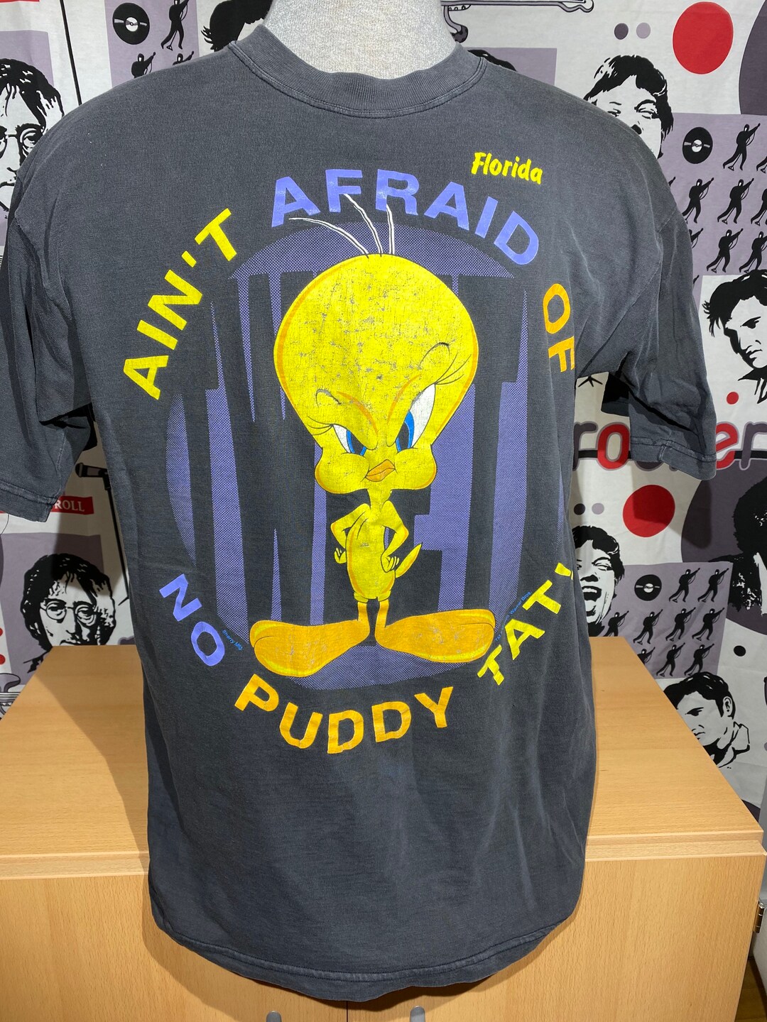Vintage 90s Tweety Bird Looney Tunes Florida Souviner Tourist Aint ...