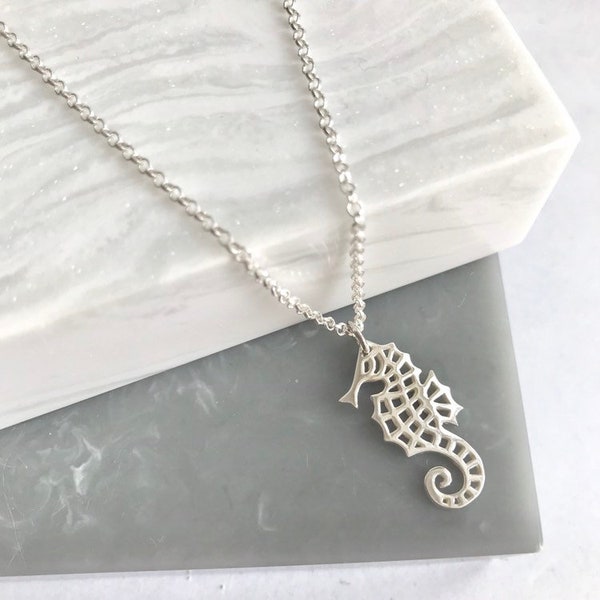 Seahorse Necklace - Etsy