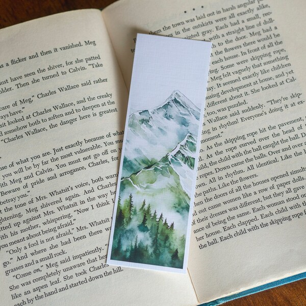 Nature Bookmark - Etsy