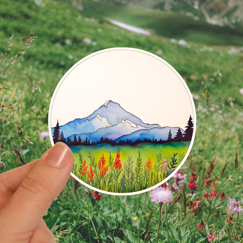 Mountain Stickers - Etsy