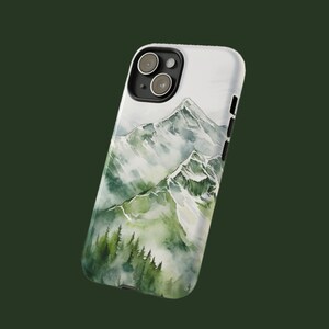 Watercolor Mountain Forest Landscape Phone Case for Iphone, Google ...