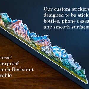 Sunset Wave Serenade Stained Glass Sticker - Waterproof Sticker for ...
