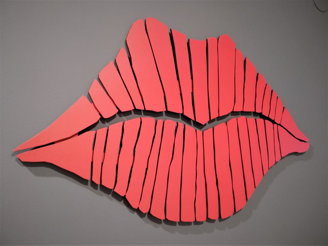 Wood Lips Wall Decor Custom Wooden Sign Famyly Sign Logo Sign Any Size ...