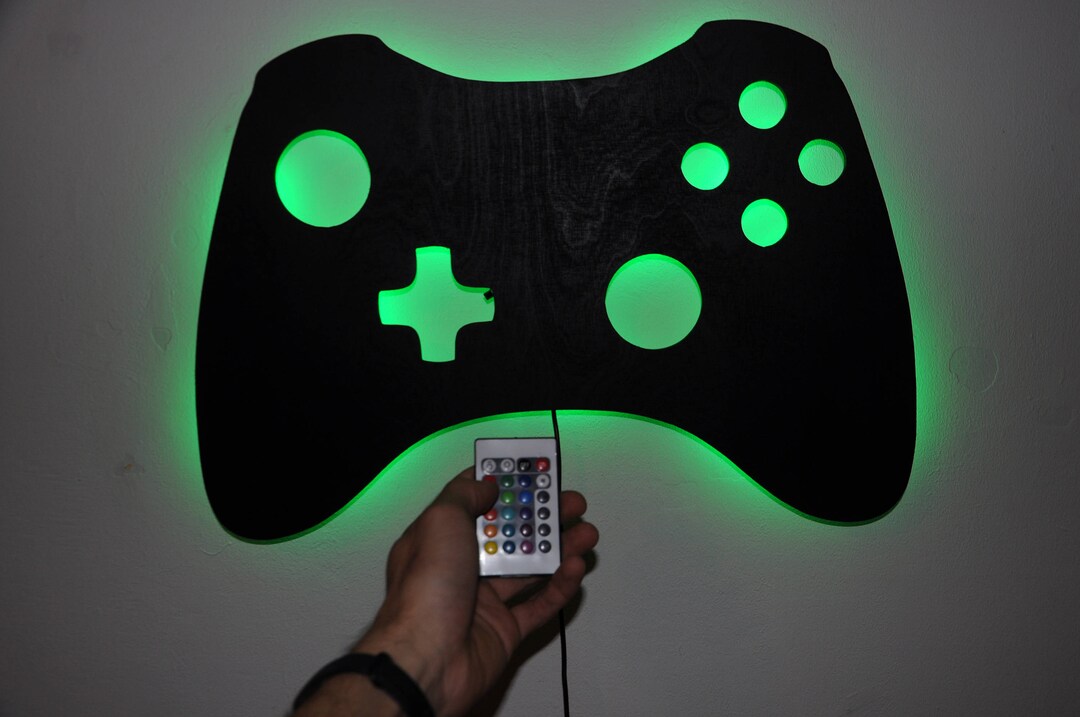 Xbox Lighting Sign Siluet Wall Art Illuminated LED - Etsy