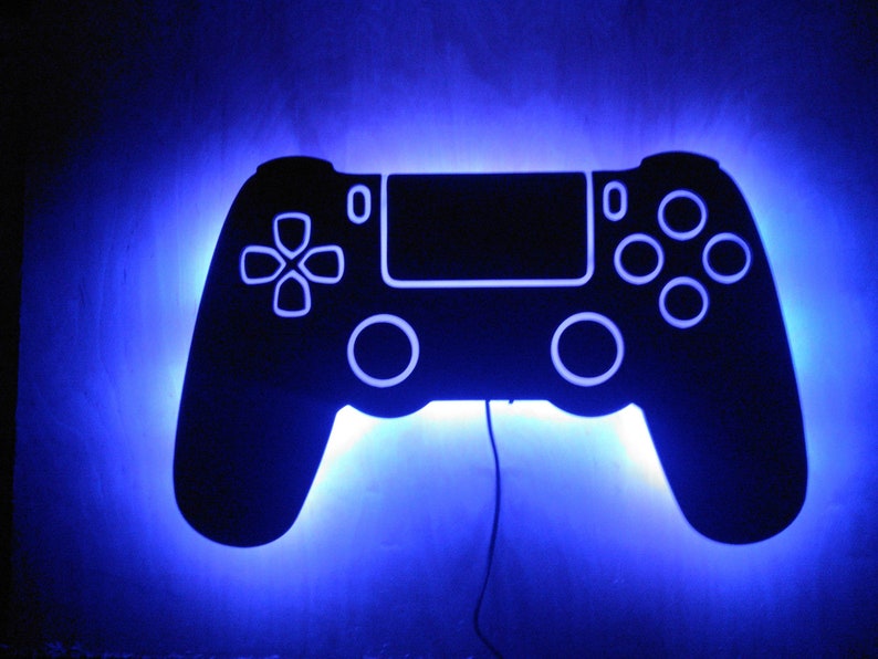 Playstation 4/ Xbox One Controller Lighting Sign Family | Etsy