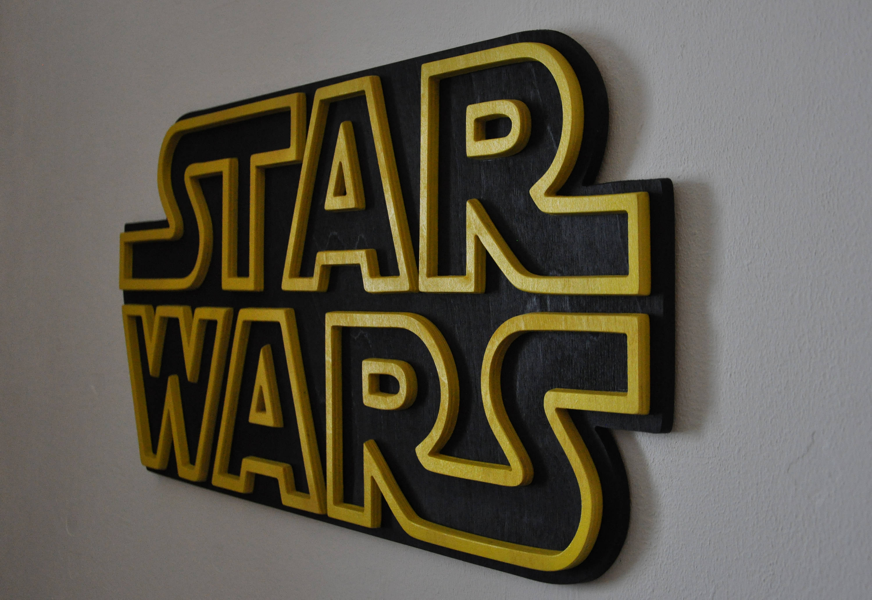Star Wars Wood Sign Logo Sign Wooden Sign Skywalker Saga - Etsy