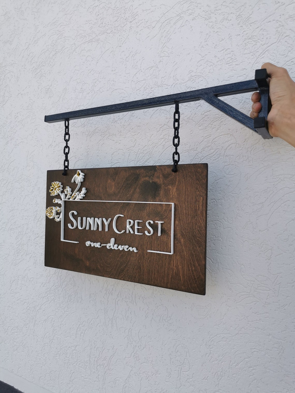 Individual Sign Bracket Industrial Sign Bracket Metal Holder - Etsy