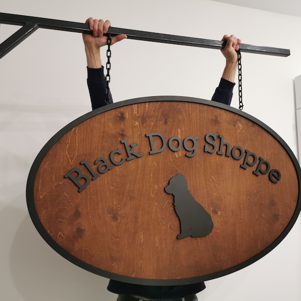 Hanging Shop Sign - Etsy