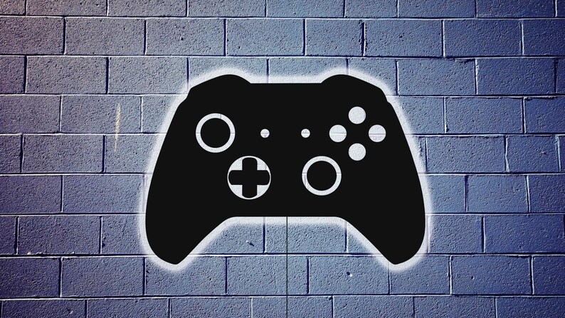 Playstation 4/ Xbox One Controller Lighting Sign Family | Etsy