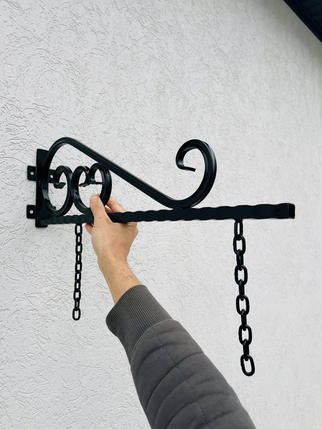 Individual Sign Bracket, Industrial Sign Bracket, Metal Holder for Sign ...