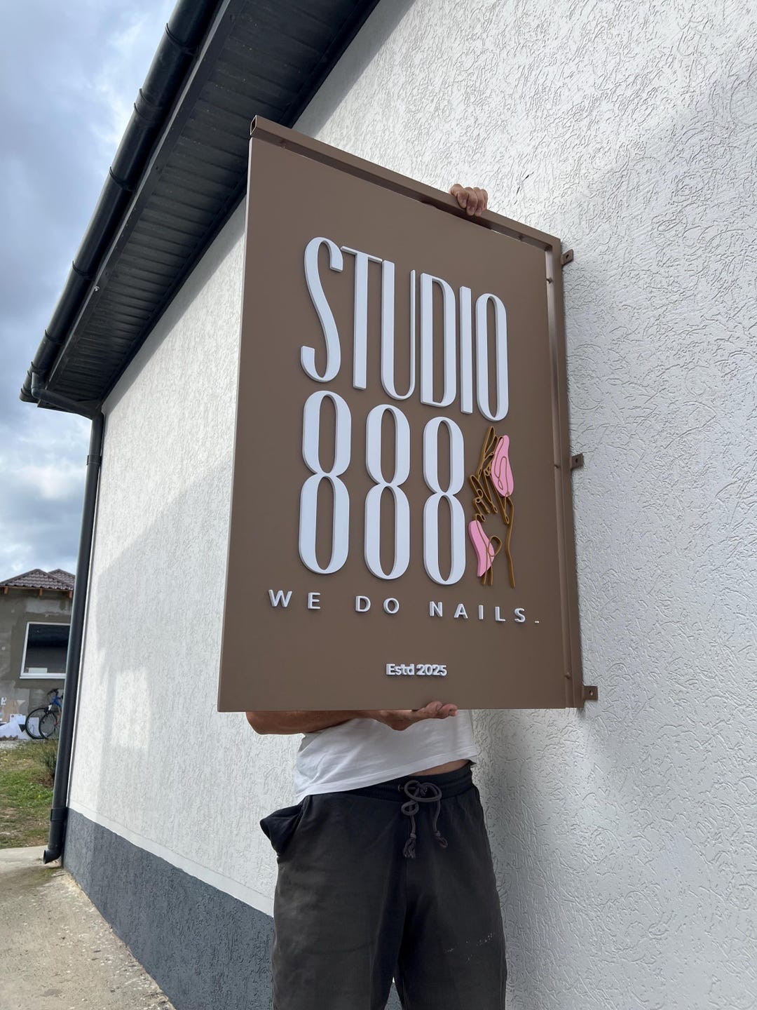 Custom Blade Sign - Business Sign for Outside - Store Sign - Wooden ...