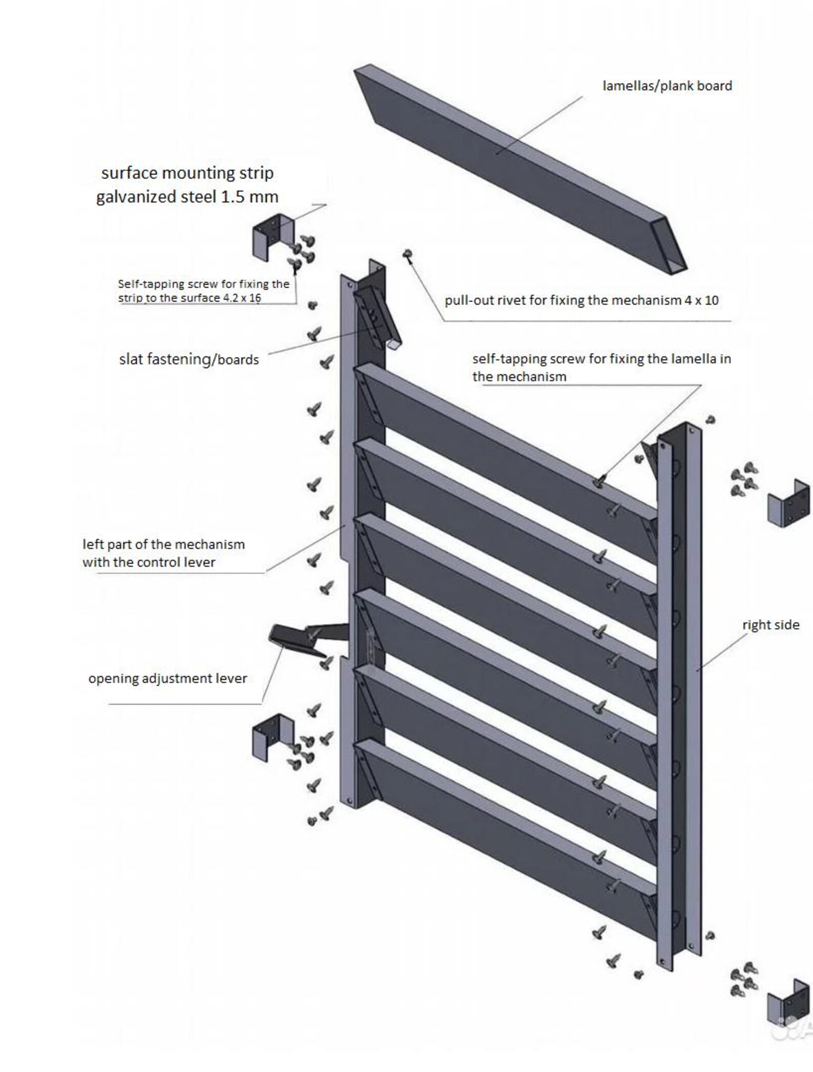 Rotary Wood Blind Mechanisms – Gazebo, Porch, and Pergola - Etsy