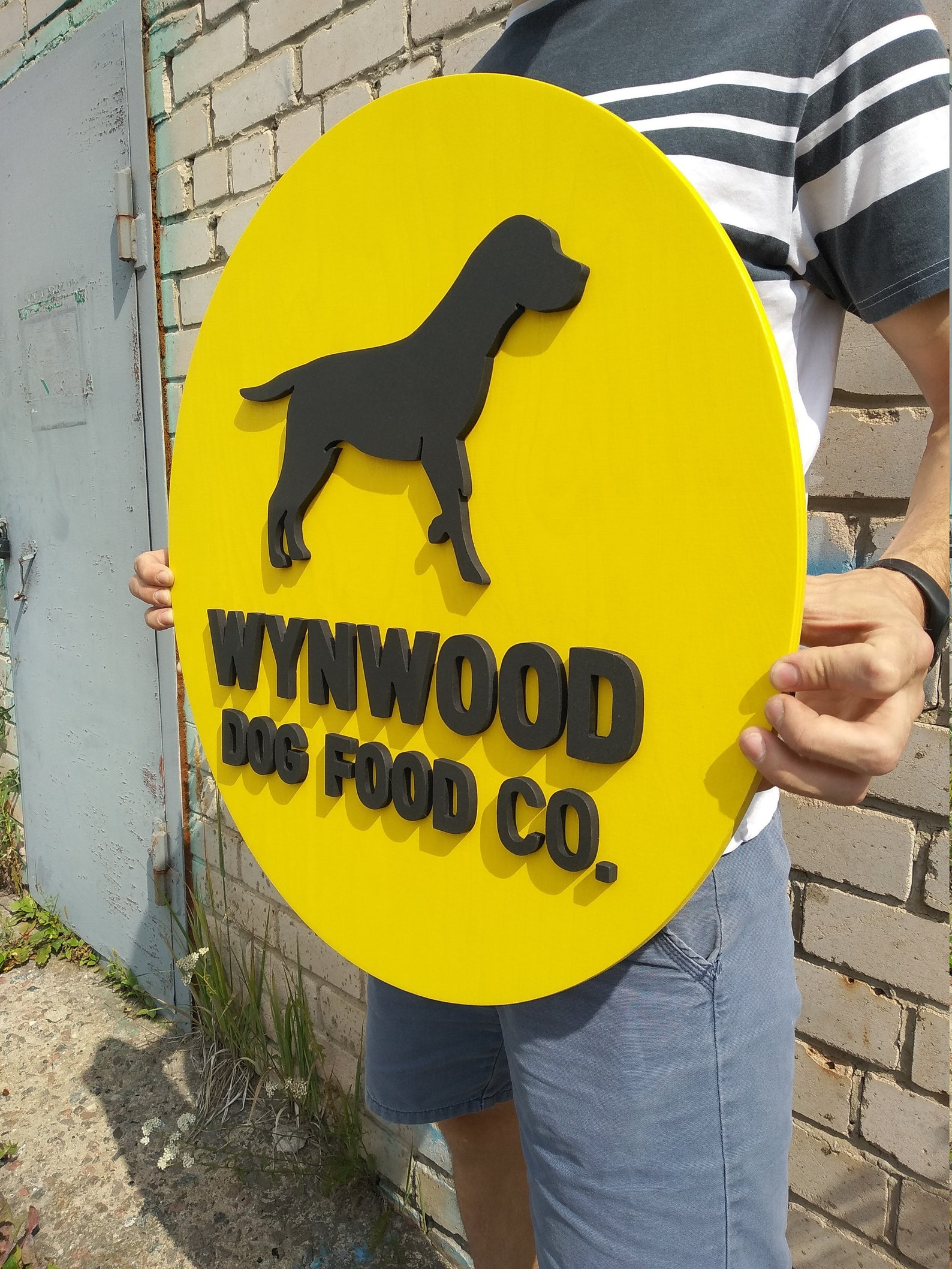 Business Sign Outside Store Sign Wooden Logo Sign - Etsy