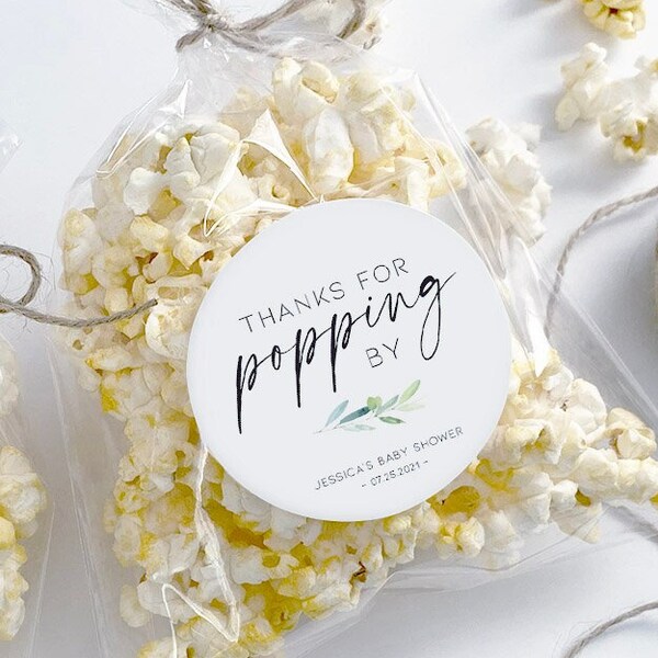 Popcorn Labels - Etsy