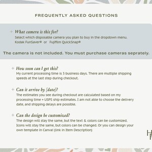 Coquette Wrap for Disposable Camera Bachelorette Party • Label Only ...