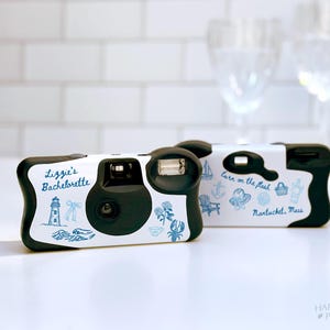 Custom Wrap for Disposable Camera for Lighthouse Coastal Theme ...