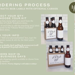 Baby Announcement Baby is Brewing Beer Labels & Optional - Etsy