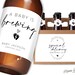 Baby Announcement Beer Label With Optional Carrier • A Baby is Brewing ...