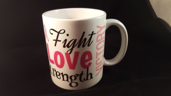 Breast Cancer Survivor Mug Cancer Survivor Mug Inspirational | Etsy