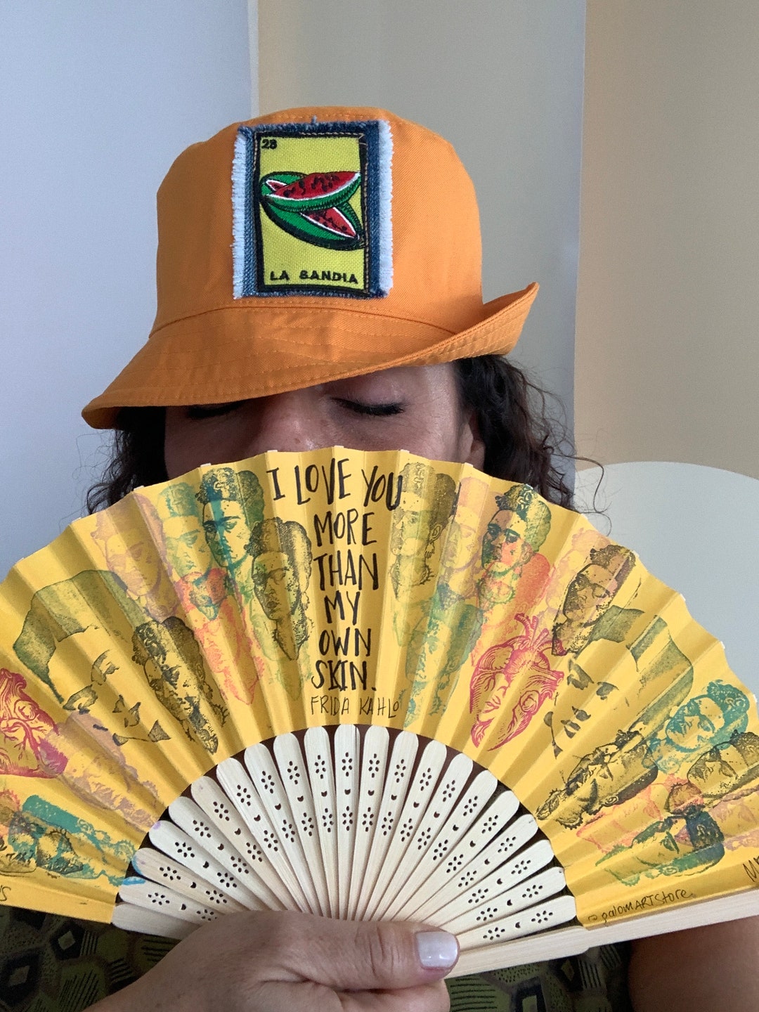 Frida Kahlo Handmade Paper Fan - Etsy